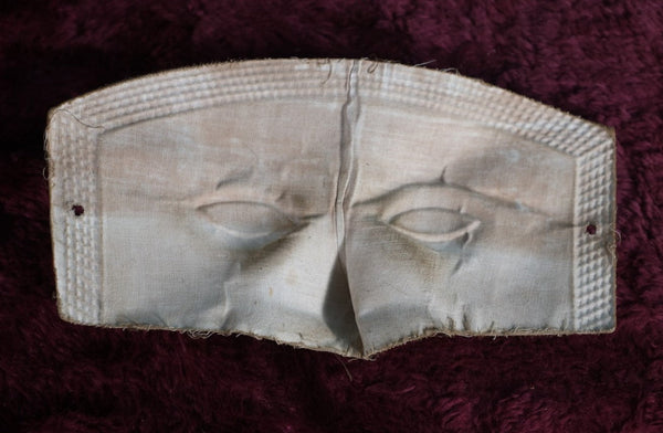 Lot 137 - Antique Cloth Mask, Fraternal, Masonic, With Straps, New Old ...