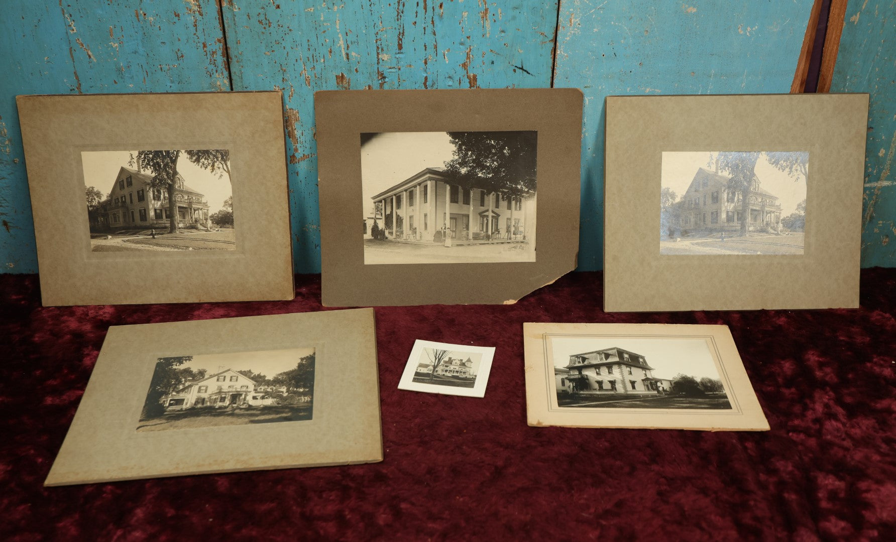 Lot 161 - Grouping Of Six Boarded Photos Of Victorian Houses, Building ...