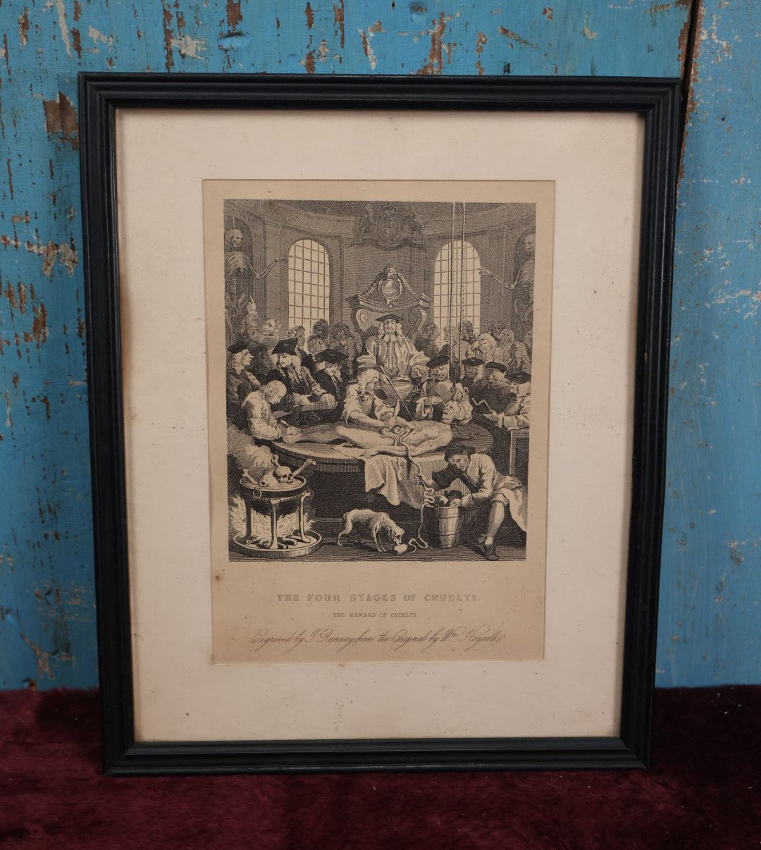 Lot 004 - "The Reward Of Cruelty," Antique Engraving By John Romney (1 ...