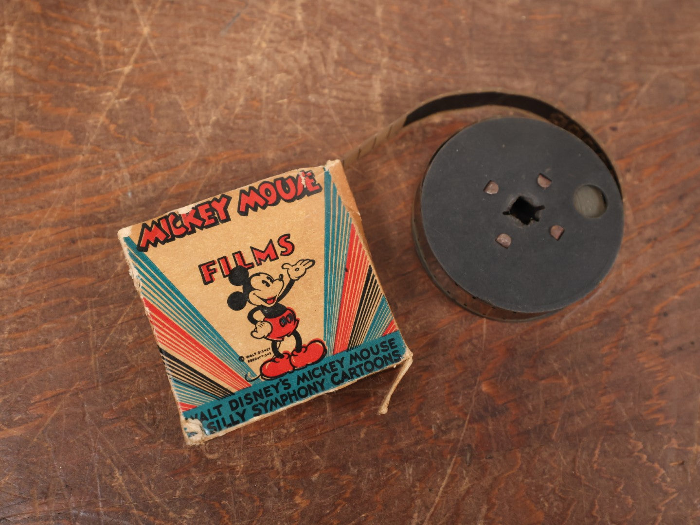 Lot 151 - Vintage Mickey Mouse 16Mm Movie Film Reel, "Meany Miny Moe ...