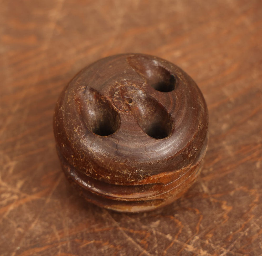 Lot 055 - Antique Deadeye, Nautical Sailing Ship's Rigging Device, Car ...