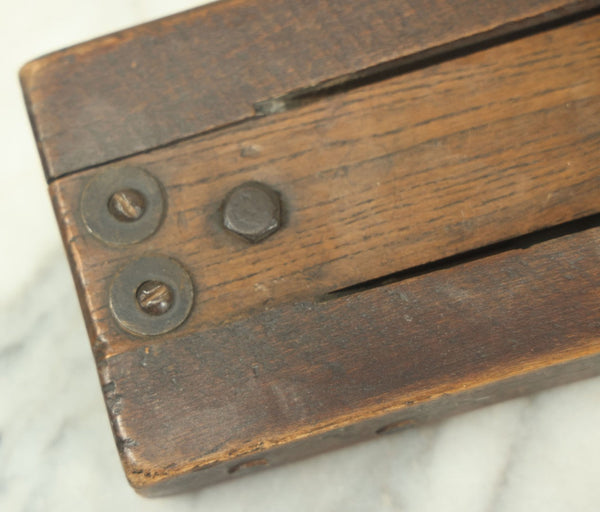 Lot 029 - Vintage Wooden British Air Raid Clacker Rattle, Dated 1940 ...