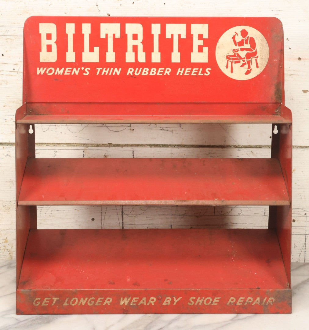 Lot 098 - Vintage Biltrite "Women's Thin Rubber Heels" Metal Shoe Repa ...