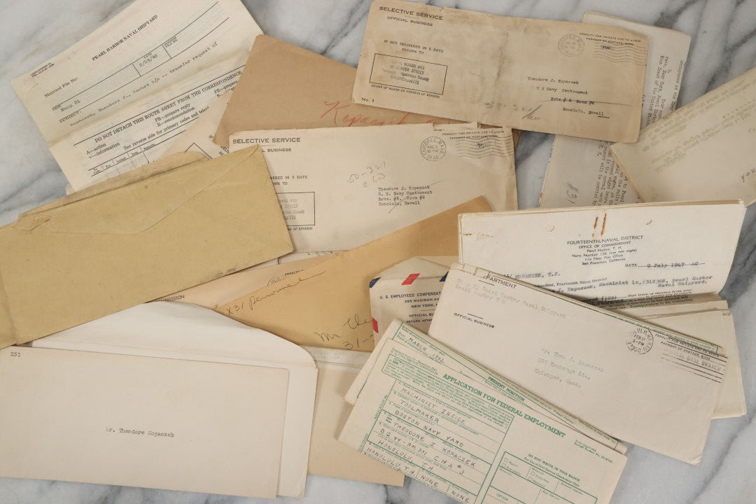 Lot 139 - Grouping Of 10+ Vintage WWII Era (1944-1950) Letters And Cor ...