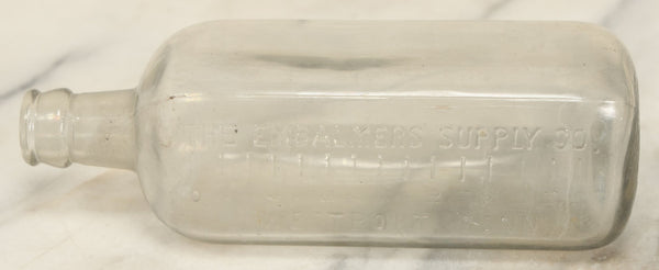 Lot 029 - Antique Embalming Fluid Bottle From The Embalmer's Supply Co ...
