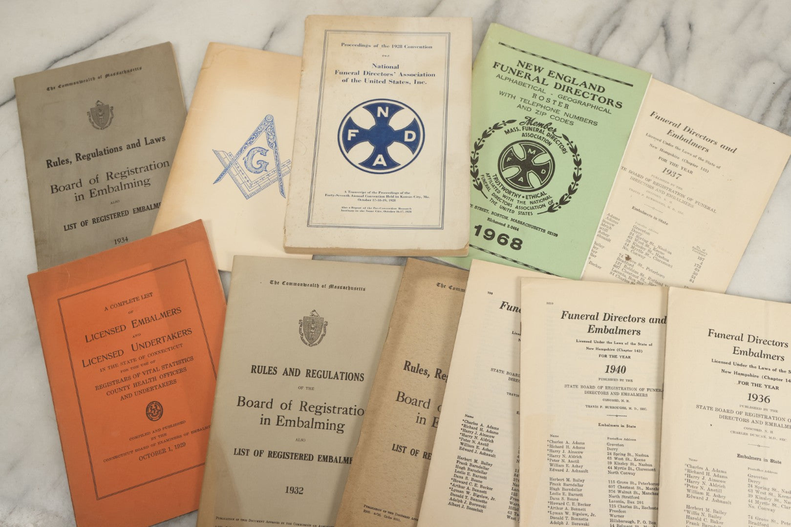 Lot 049 - Grouping Of 12 Pieces Of Vintage Funeral Ephemera Including ...