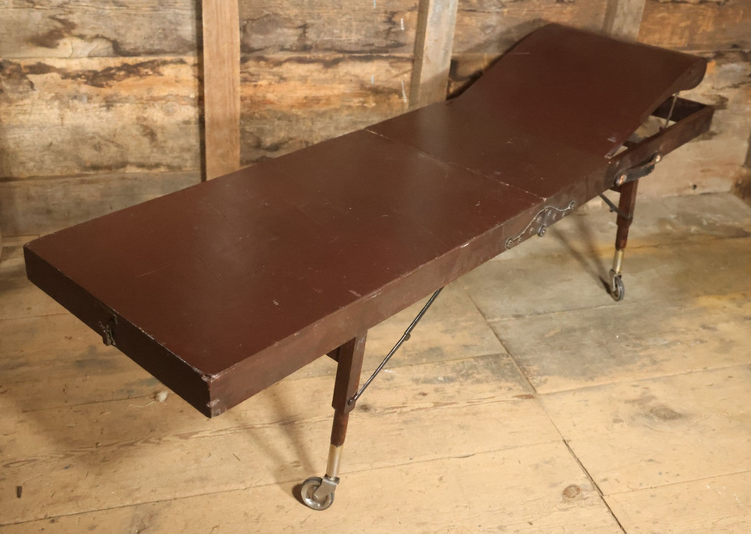 Antique Folding Traveling Embalming Table, Cooling Table, Gleason Boar ...