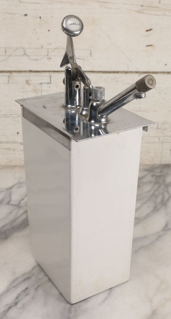 Lot 042 - Vintage Soda Fountain Ice Cream Shop Porcelain Syrup Vessel ...