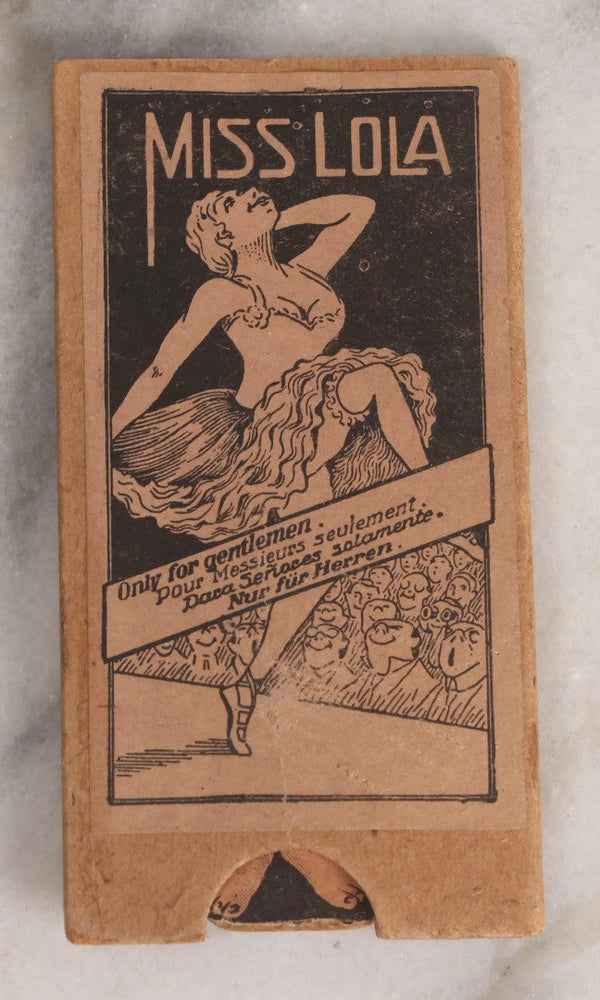 Lot 217 - Antique German Spring-Loaded “Finger Snapper” Risqué Joke Ca ...