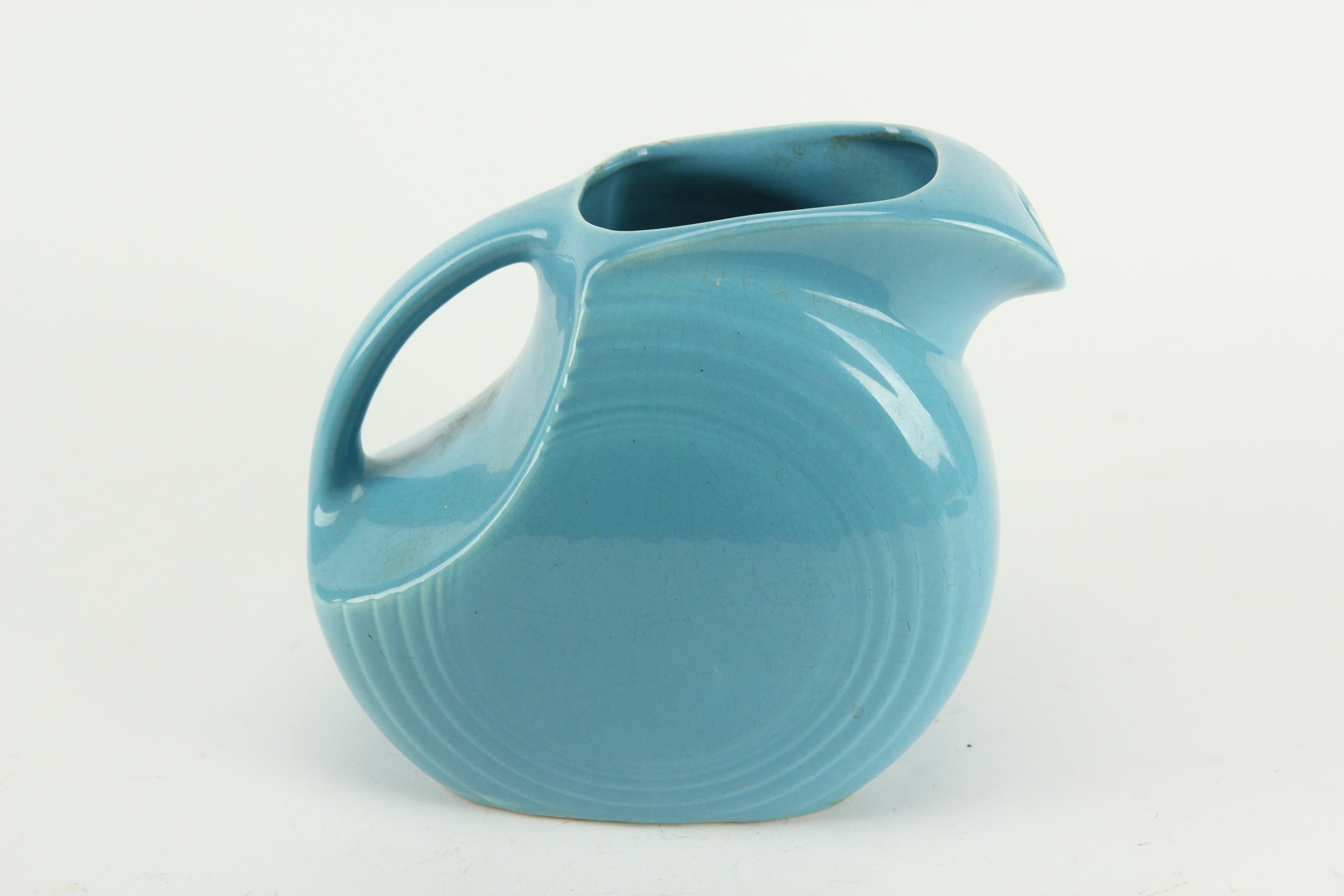 Homer Laughlin Fiesta Fiestaware Vintage Disc Pitcher, Light Blue ...