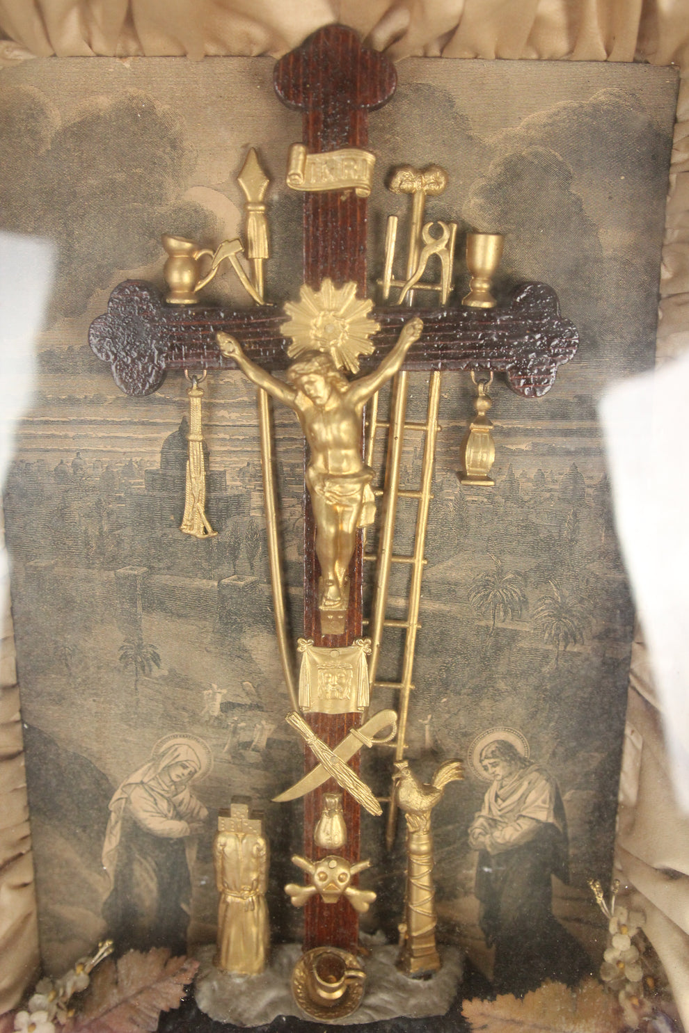 Thy Kingdom Come Antique Catholic Weapons of Christ Shadowbox – Memory ...