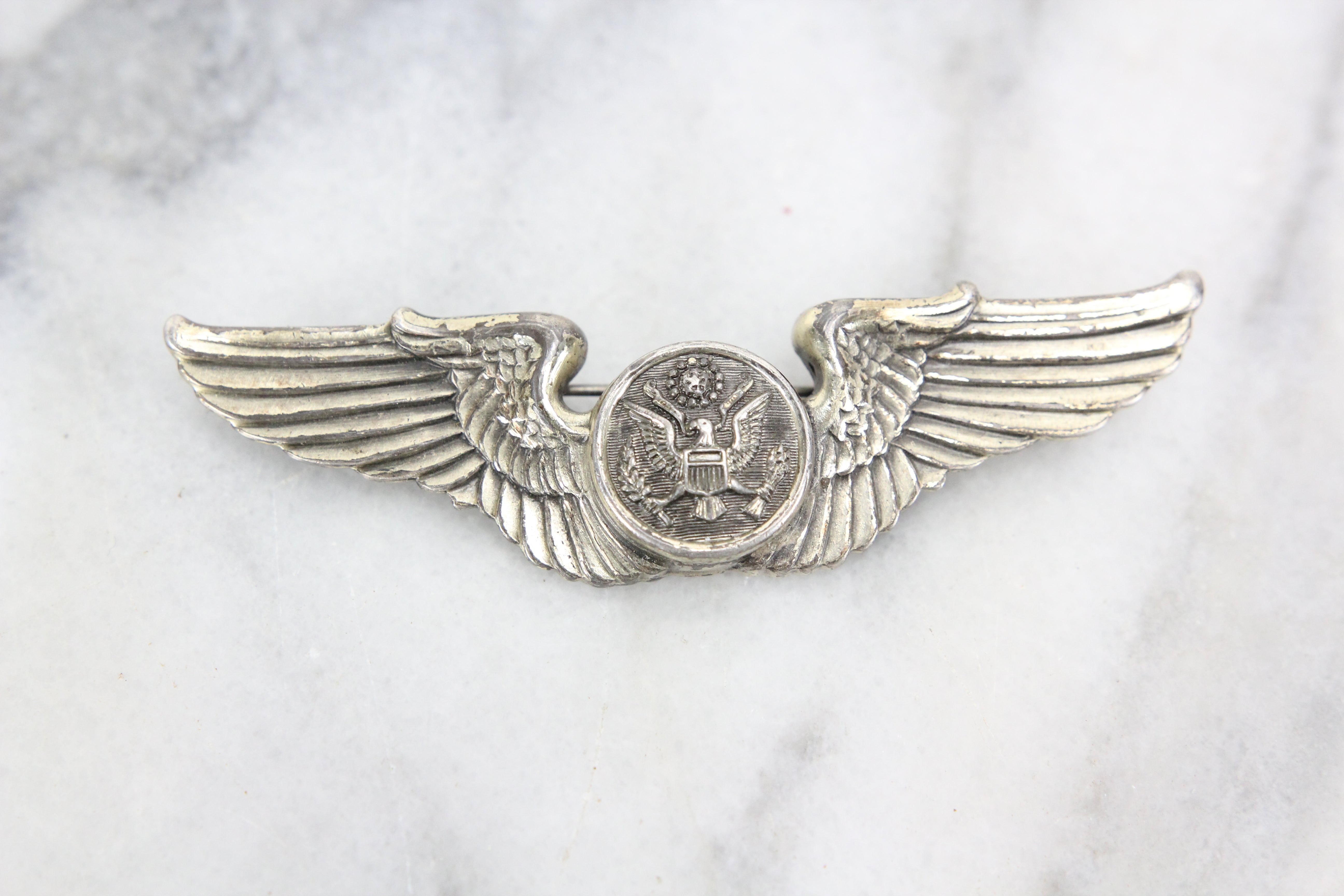 Sterling Silver United States Air Force Enlisted Aircrew Wings Pin ...