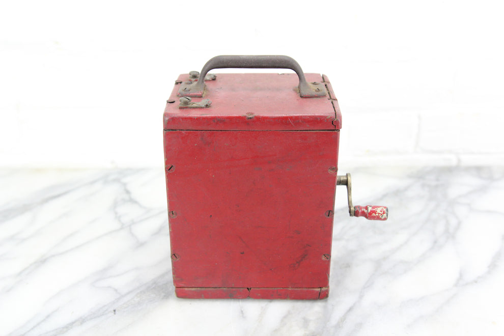 Wooden Hand Crank Mining Dynamite Igniter Detonator Box – Memory Hole ...