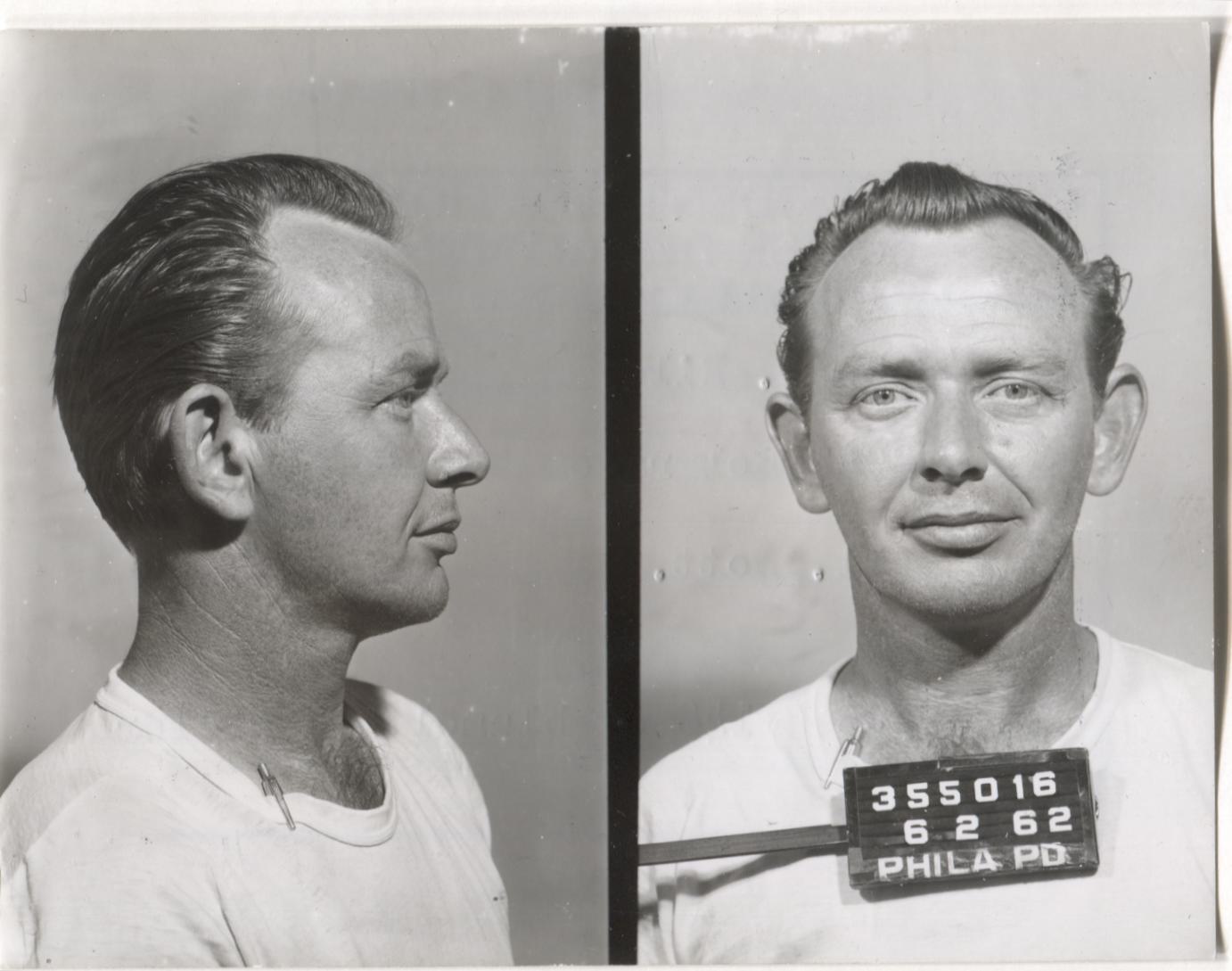 John P. Riley Mugshot - Arrested on 6/2/1962 for Illegal Lottery ...